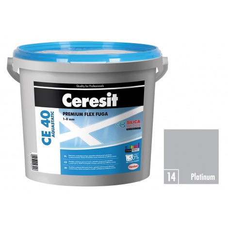 CERESIT | CE 40 | Aquastatic | platinum-14 | flexibilní spárovací hmota ...